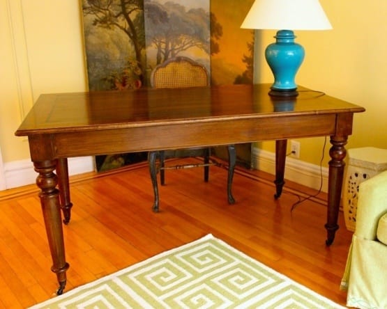 How To Transform A 60" Desk Into Comfortable Dining For TEN! - Laurel Home