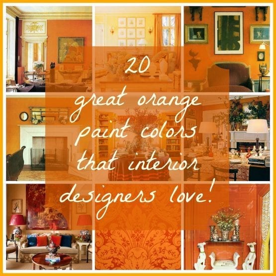20 Fabulous Shades Of Orange Paint and Furnishings - Laurel Home