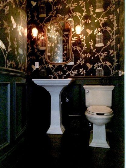 A Jewel Box Powder Room You're Going To Love! - Laurel Home