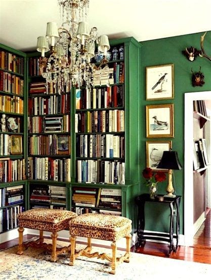 Creating A Chic, Cosy Home Library-Best Colors, Lighting and Furniture ...
