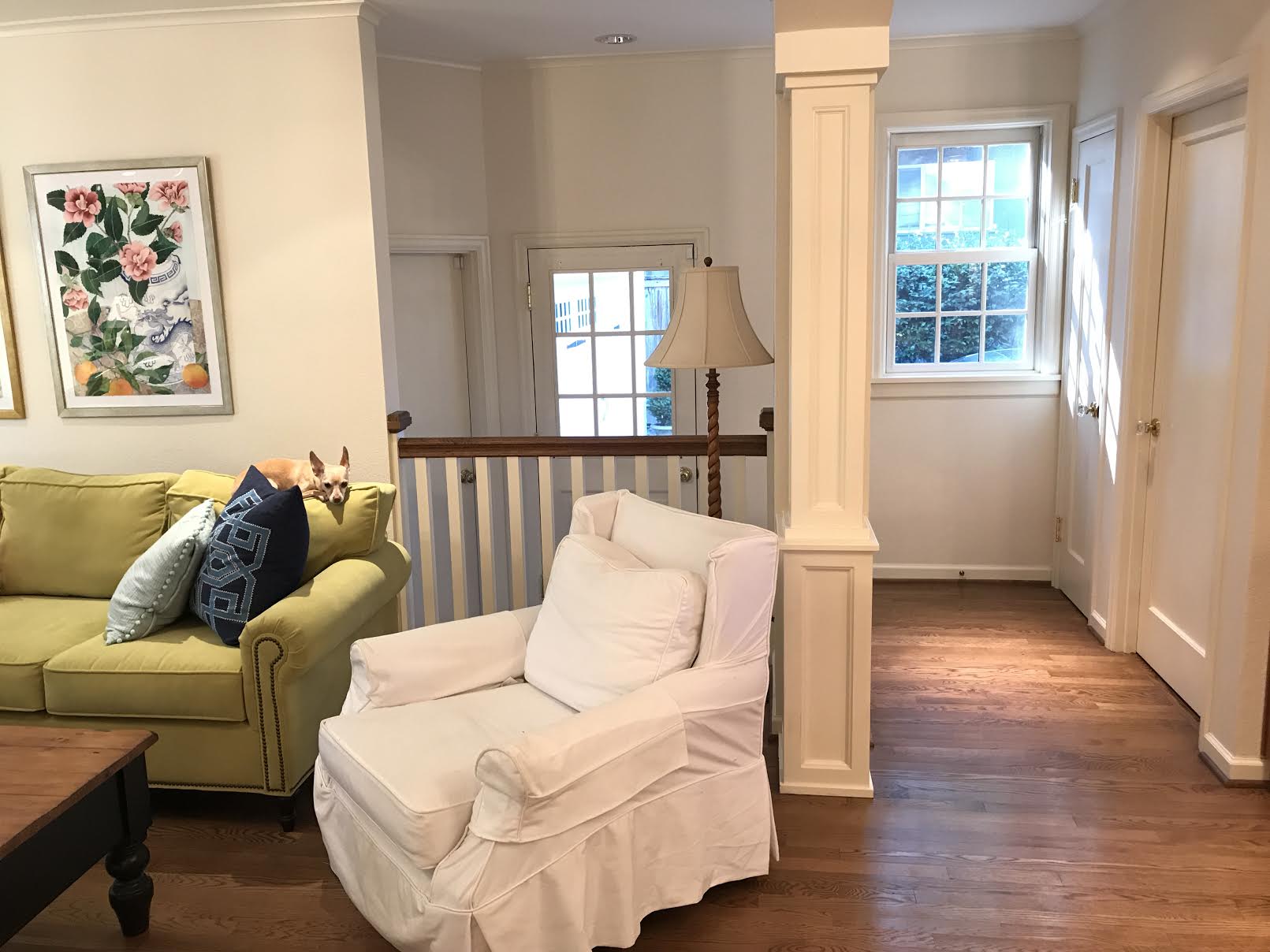 A Young Traditional Family Room Needs A Little Help. (just a little ...