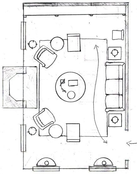 One Living Room Layout - Seven Different Ways! - Laurel Home