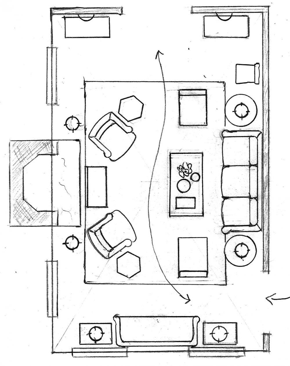 One Living Room Layout - Seven Different Ways! - Laurel Home