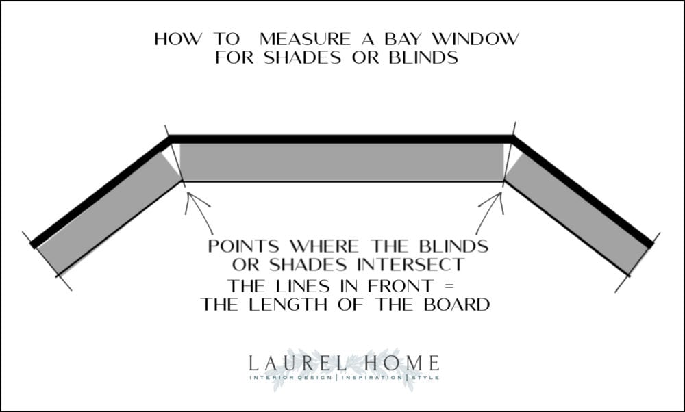 Best Bay Window Treatments + Measuring Guide - Laurel Home