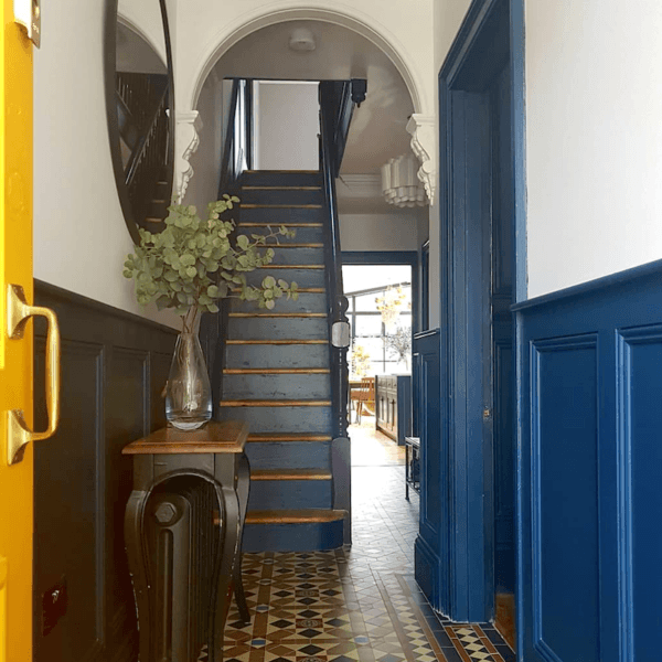 A Long Narrow Hallway - Help for a Dark Scary Mess - Laurel Home