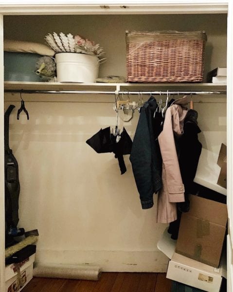 My Horrible Closet - Some Unorthodox Solutions - Laurel Home