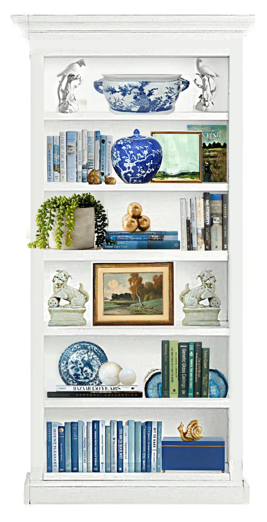 Bookshelf Styling-The Ultimate Guide with Templates! - Laurel Home