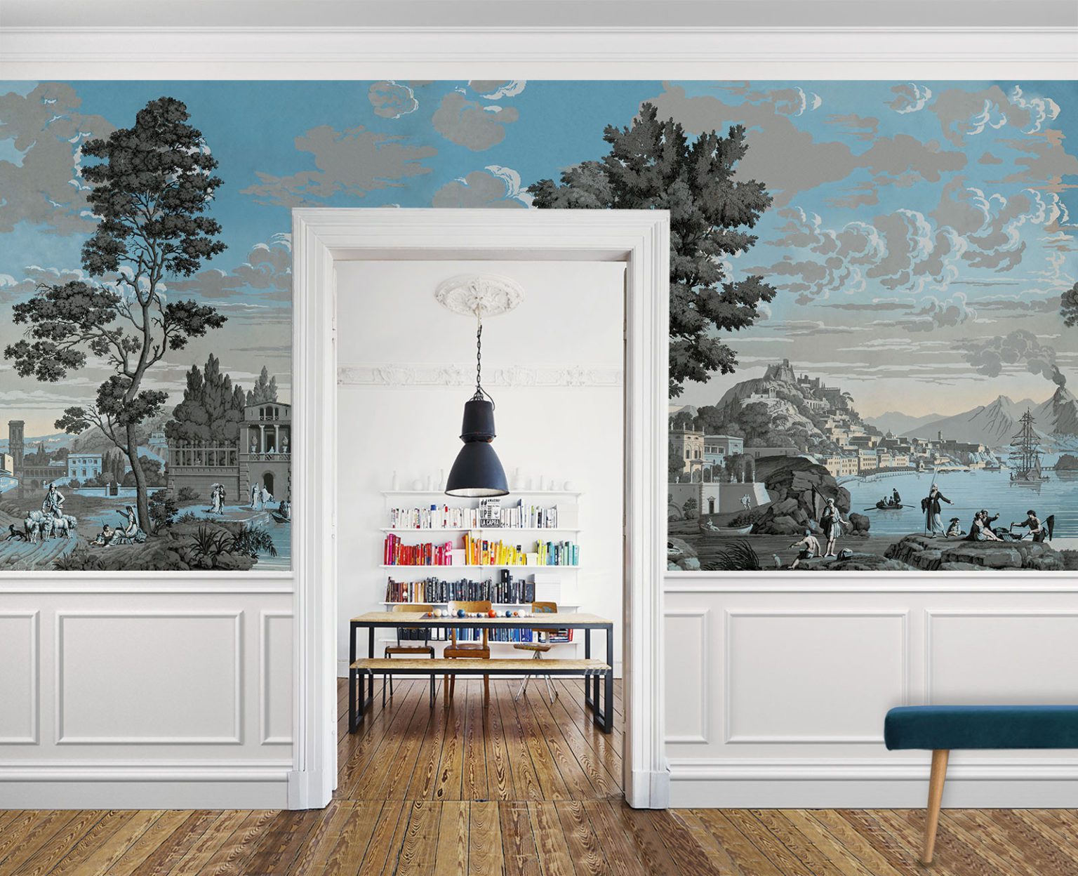 Exquisite and Little-Known Panoramic Wall Murals - Laurel Home