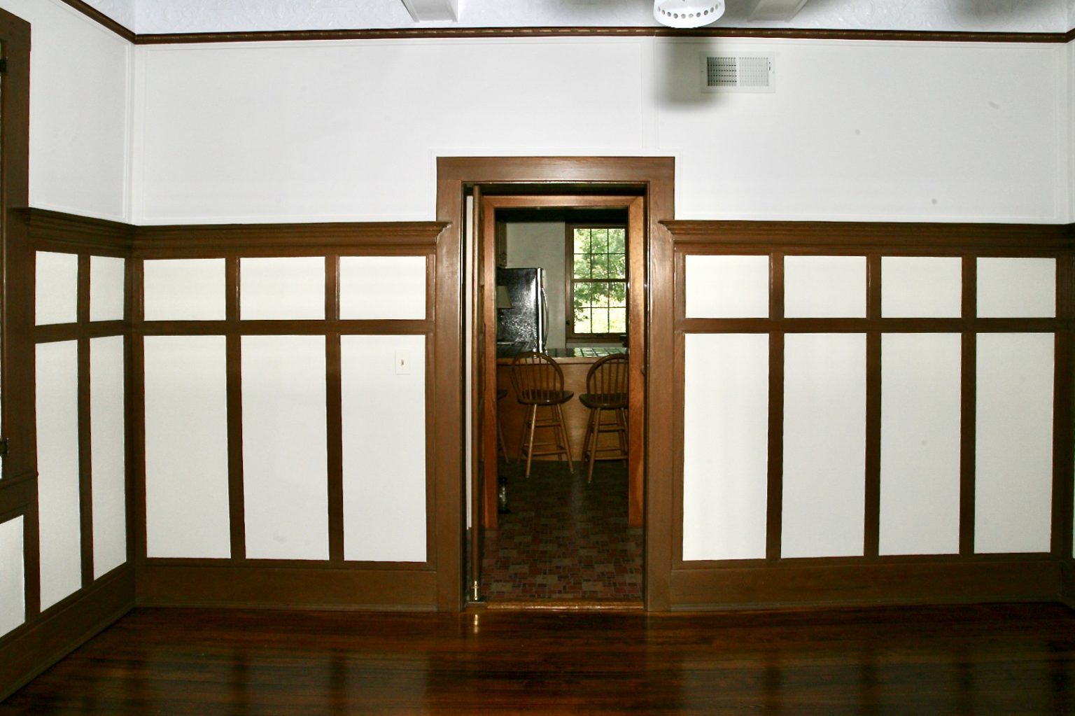The Dark Wood Trim - Ack! Husband Insists It Stays! - Laurel Home