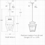 Ceiling Lanterns - How to Figure Out What Size to Get - Laurel Home