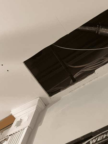 Renovation Stress - Inspections, Mantel Unpacking, Ceiling Issues ...