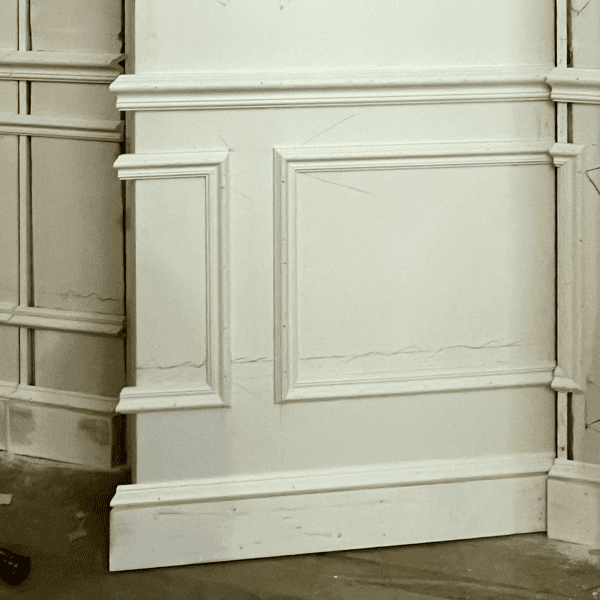 The Hidden Entry Doors With Wainscoting Are Finished! - Laurel Home