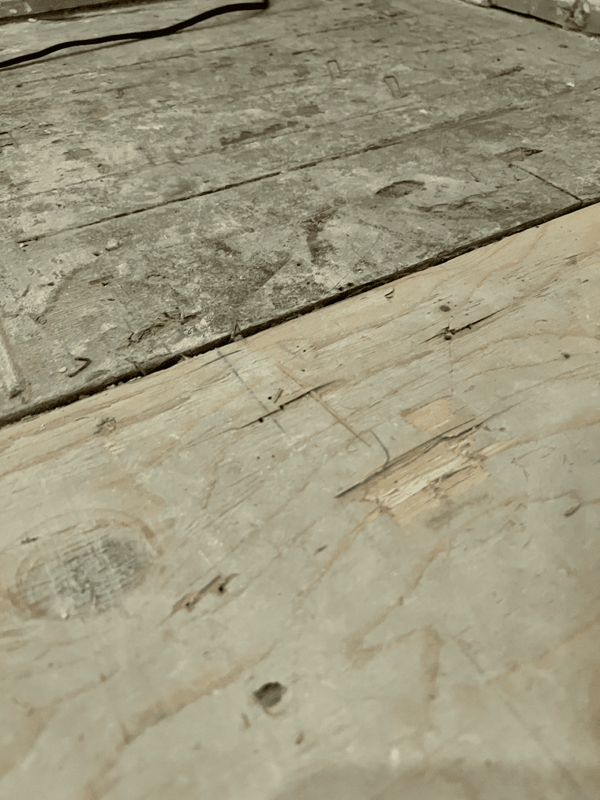 The Bathroom Subfloor Disaster + Another Design Change! - Laurel Home