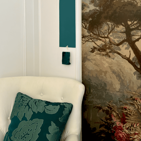 The Perfect Sofa Fabric + Painting Update + Colors Revealed! - Laurel Home
