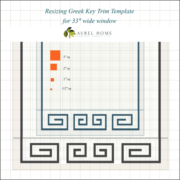 The Greek Key Border Plans & How to Scale It to Your Size! - Laurel Home