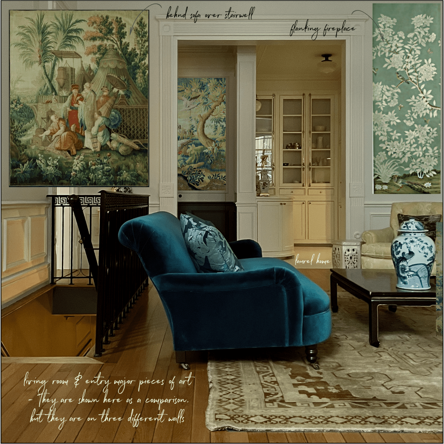 The Living Room Art and How To Grab Hex Codes parts 1 and 2 - Laurel Home